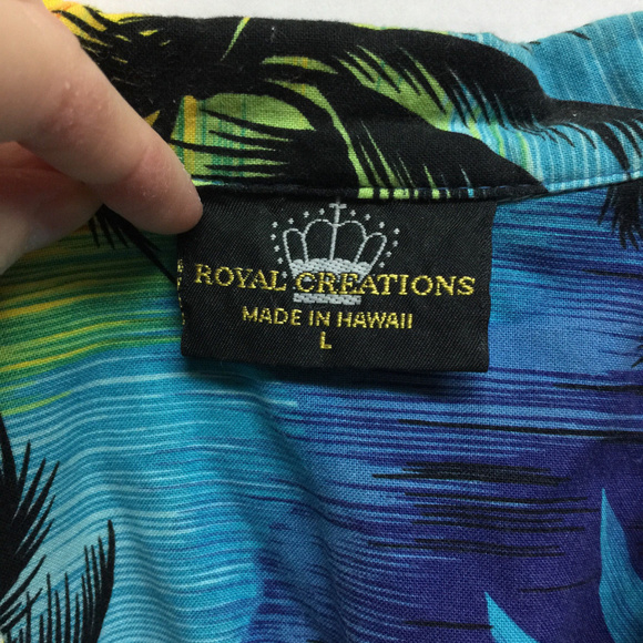 royal creations | Shirts | Royal Creations Hawaiian Shirt Large L Aloha ...